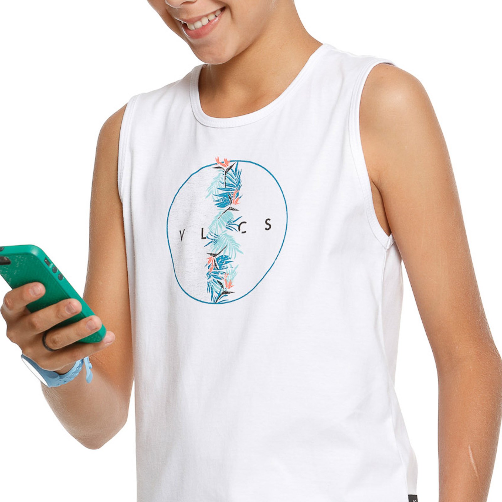 Regata Infantil VLCS Folhas